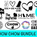 15 Chow Chow Images SVG Bundle / Chow Clipart/ Cut File/ Cricut/ Vector ...