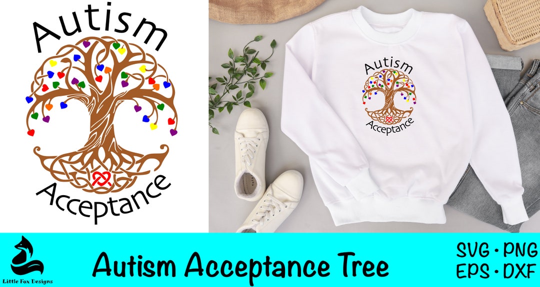 Autism Awareness Tree SVG Cut File / Commercial License / Cricut ...