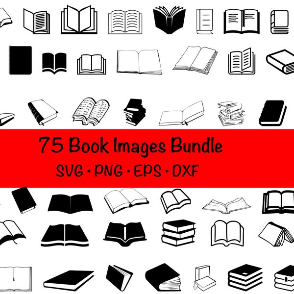 Book Svg - Etsy
