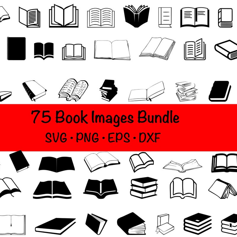 Book Svg - Etsy