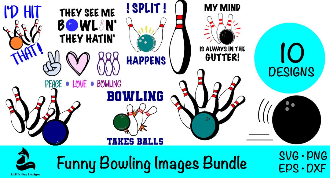 Bowling Svg Bundle Bowling Png Bundle Bowler Svg Png Cut Files Cricut ...
