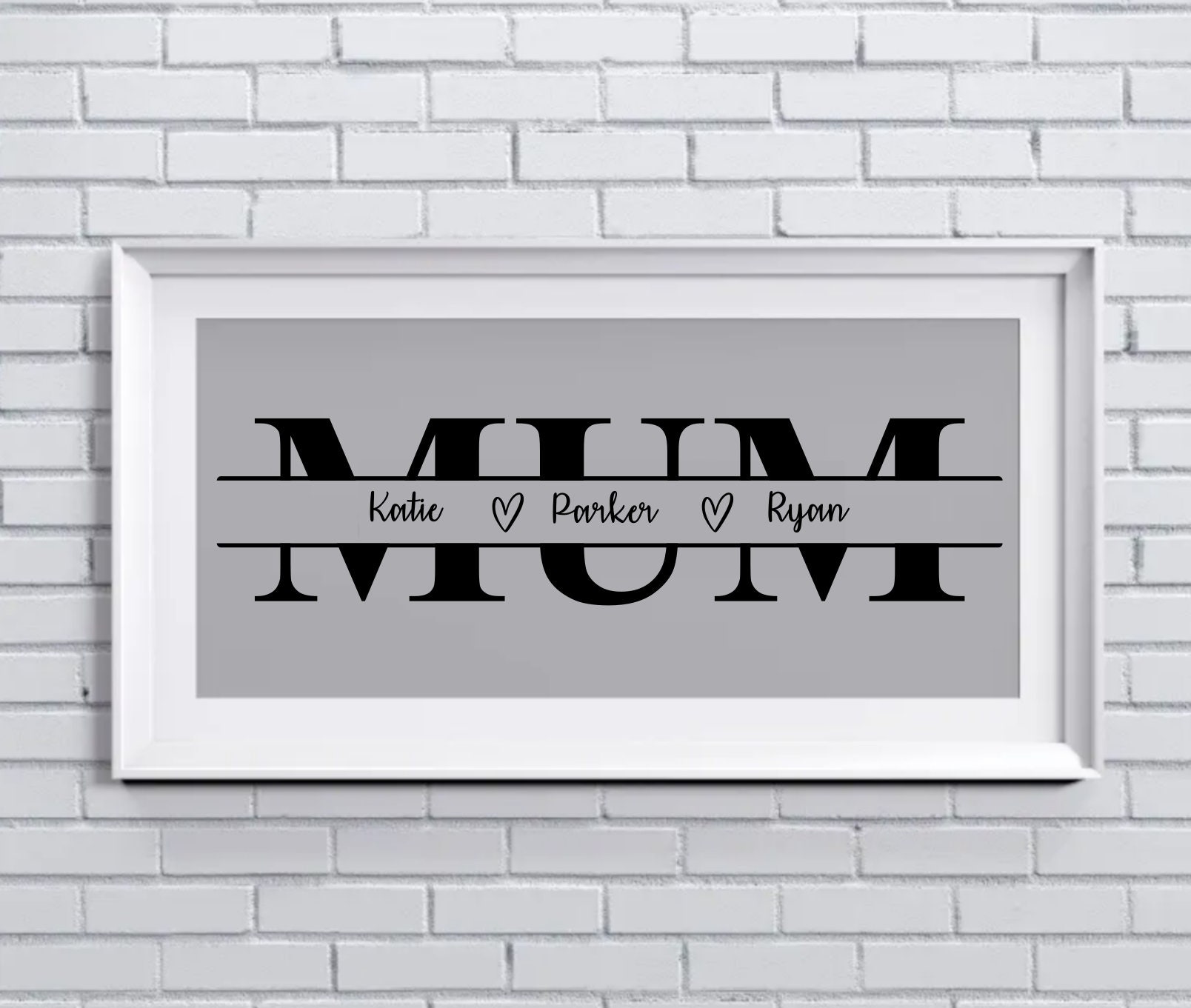 Mom SVG, PNG, PDF Split Mom Frame Svg, Mother's Day Svg, Mom Cut File ...