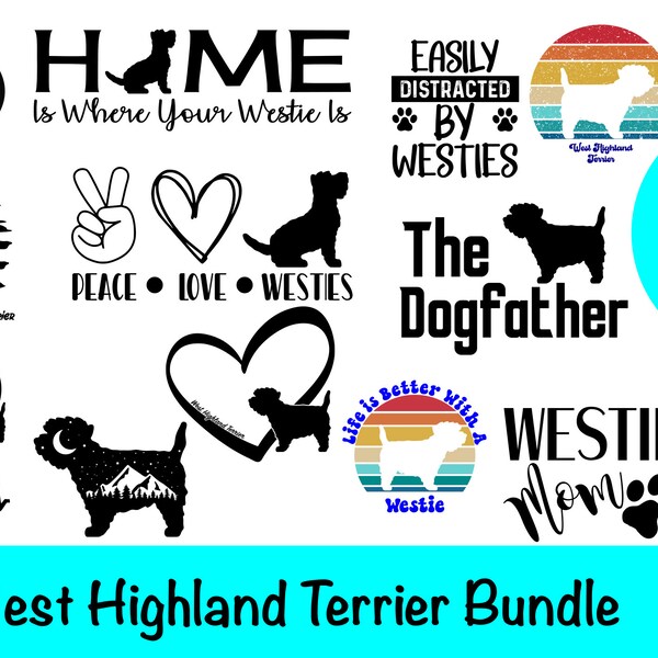 Westie Dxf - Etsy