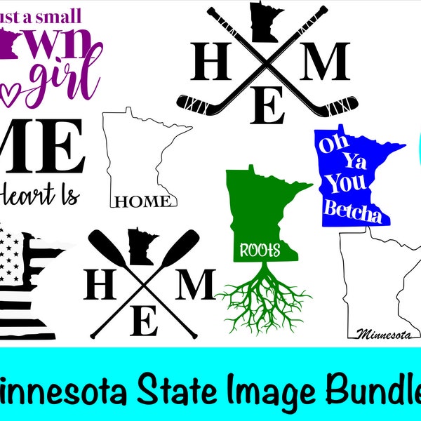 Mn State Silhouette - Etsy