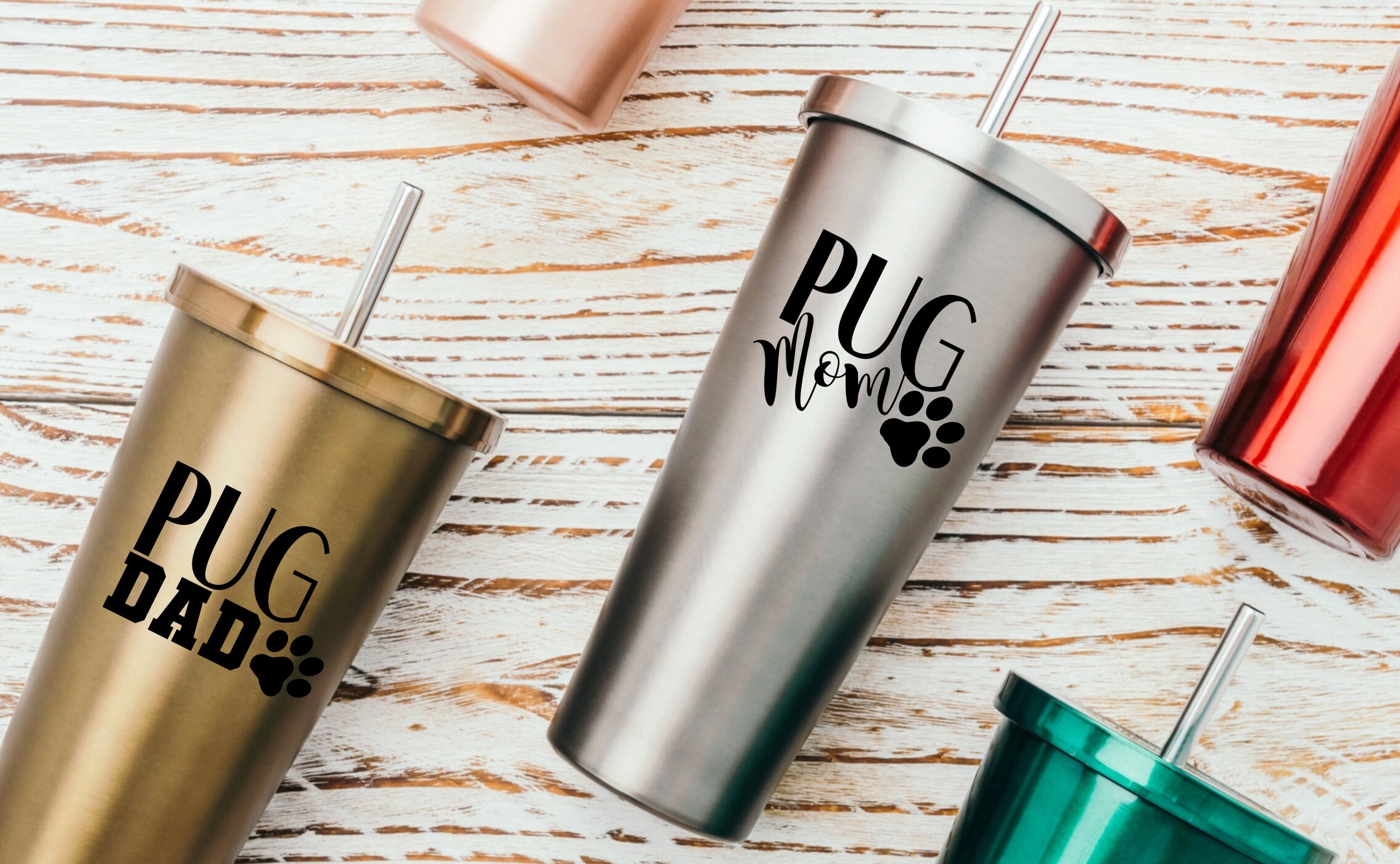 13 Pug SVG Bundle / Pug Clipart/ Cut File/ Cricut/ Vector/ Dxf/ Png ...