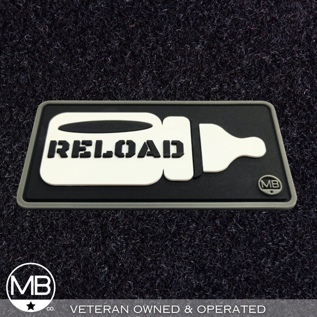 BABY BOTTLE RELOAD Tactical Baby Diaper Bag Pvc Patch. - Etsy