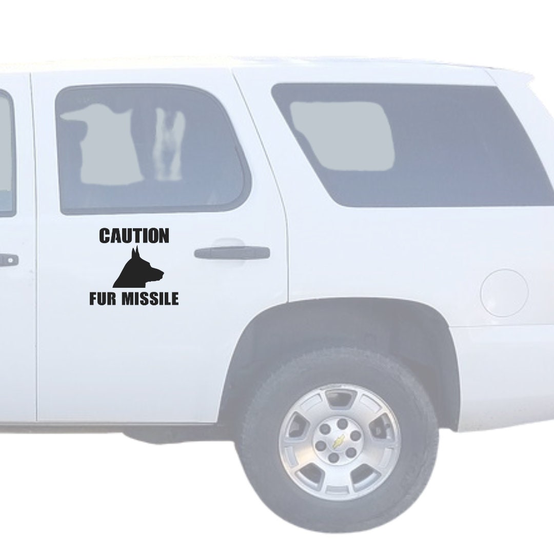 Caution Fur Missile Car Police K9 Decal - Etsy