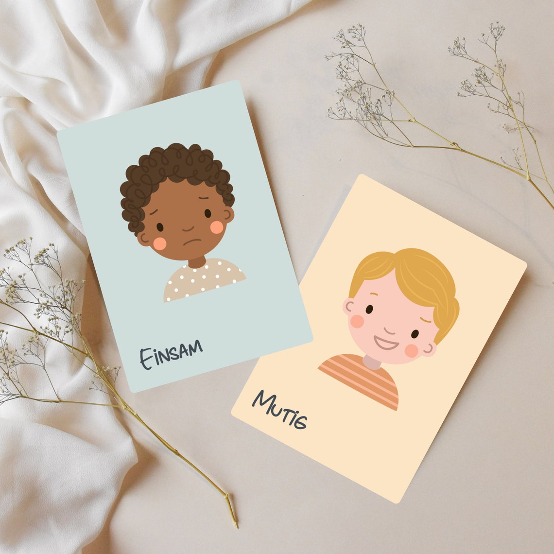 PDF Flashcards "my Feelings" | 24 Cards in DIN A6 | Learning Material ...