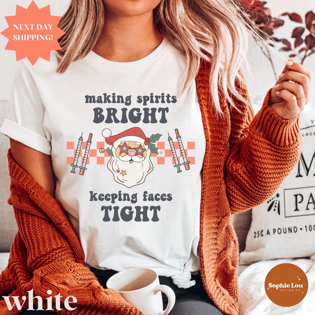 Christmas Botox Shirt,aesthetic Nurse Injector T-shirt,xmas Filler ...