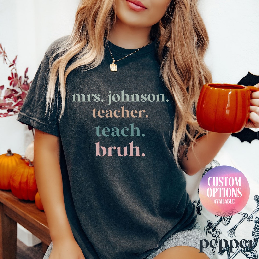 Funny 7th Grade Teacher Shirt,middle School Teacher Tee,substitute ...