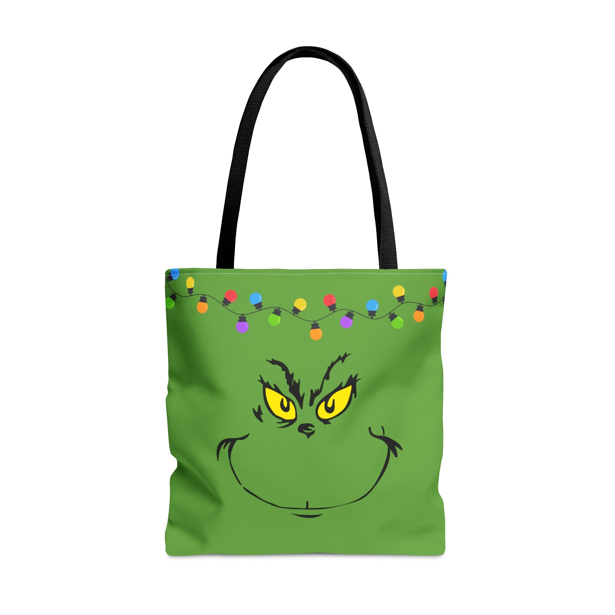 Grinch Tote Bag, Grinch Christmas Tote Bag - Etsy