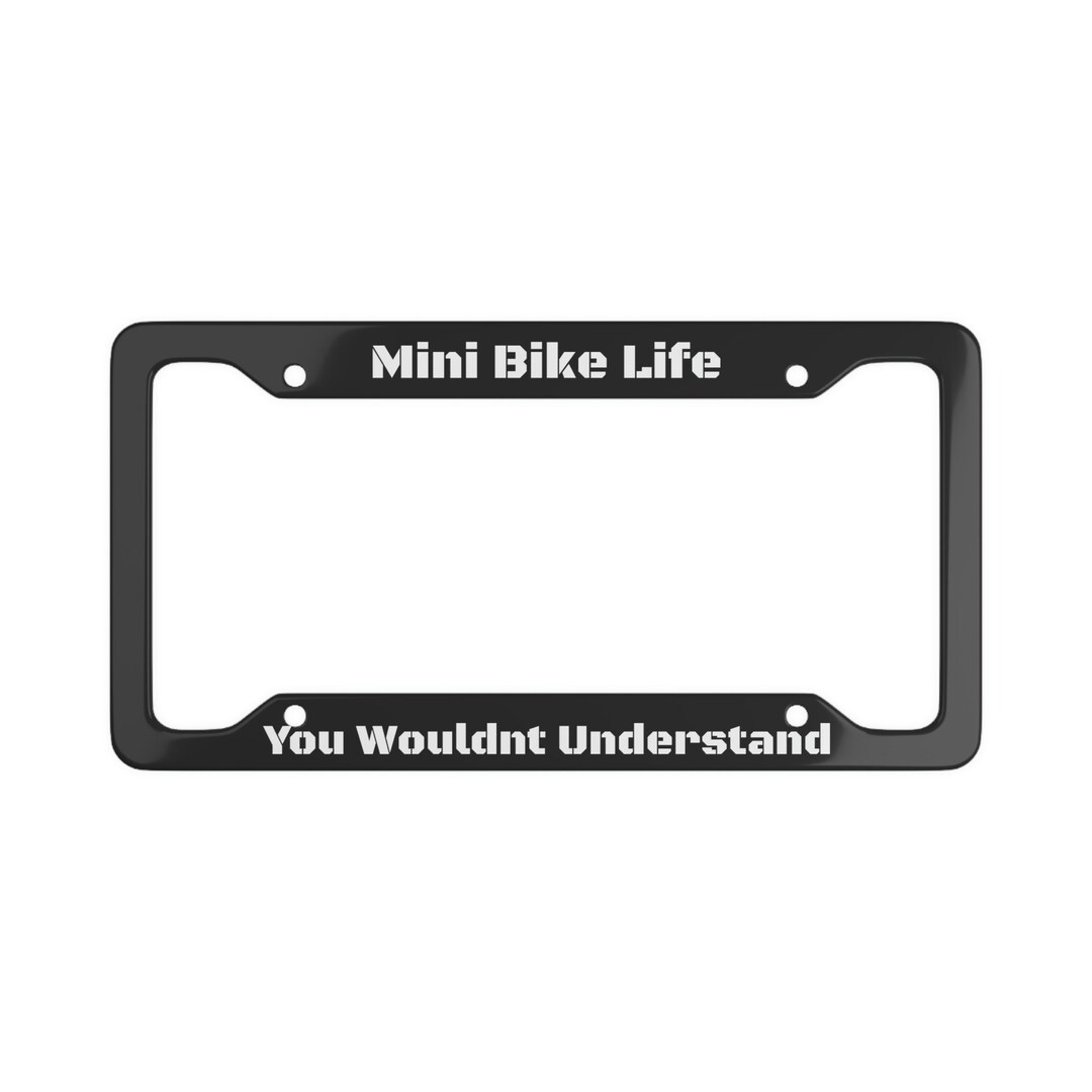 MINI BIKE License Plate Frame - Etsy