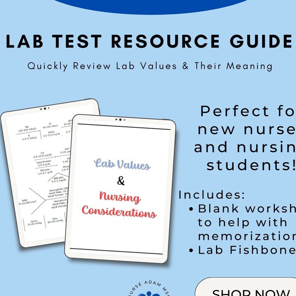Lab Result Template - Etsy