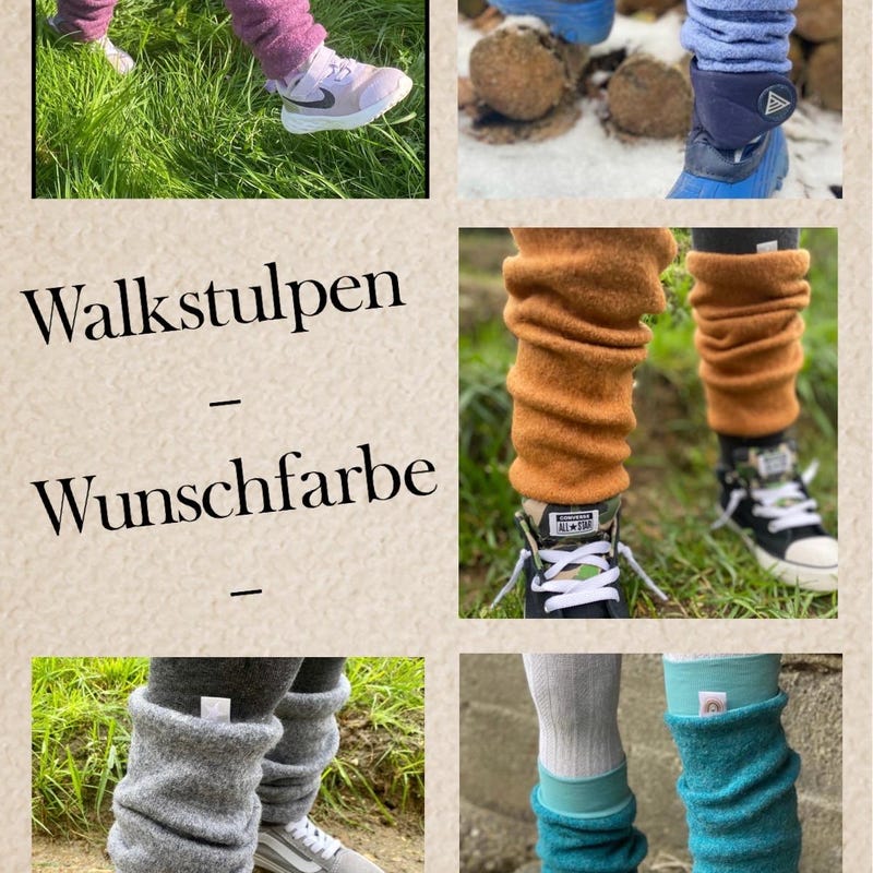 Walk stulpen kind - Etsy.de