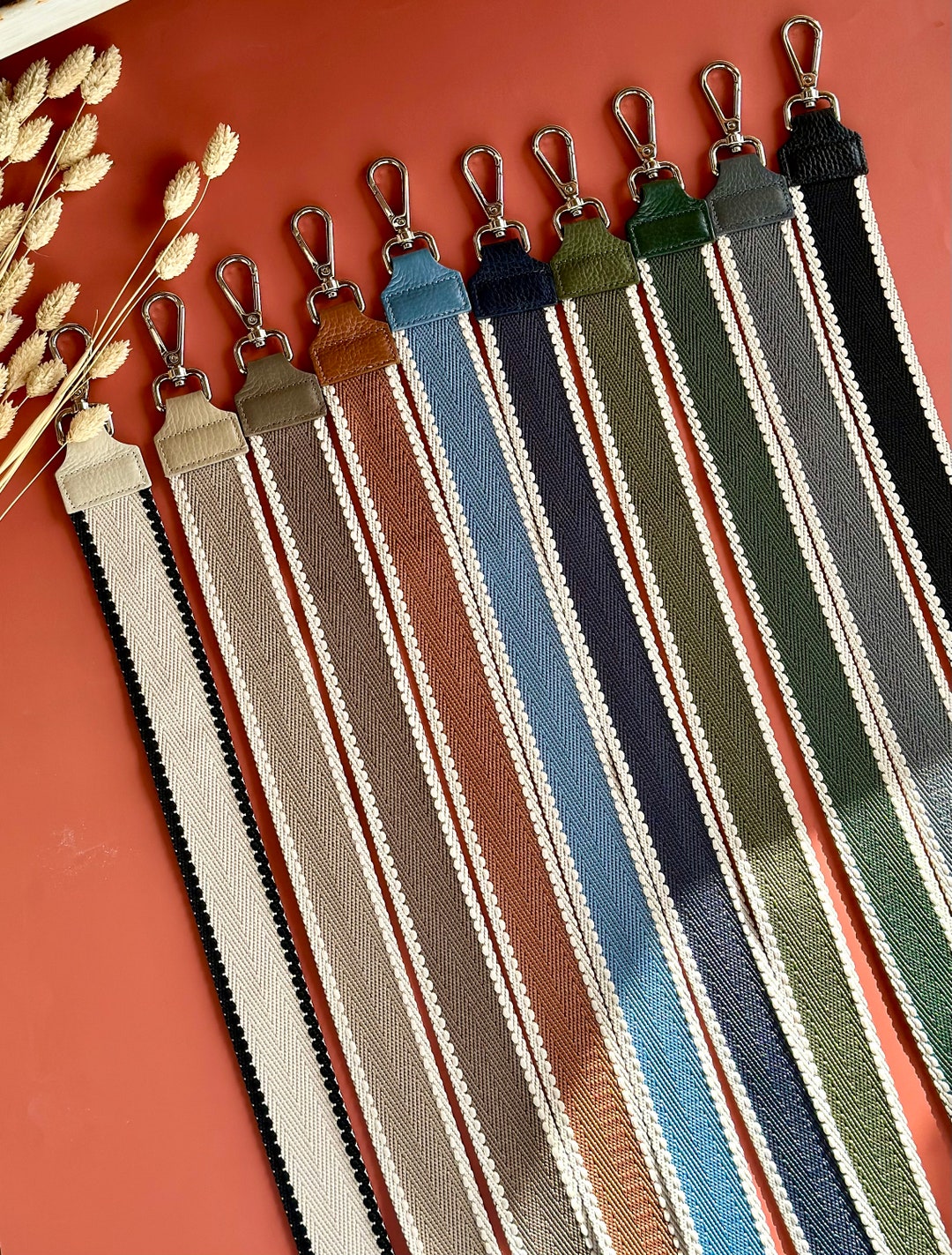 Patterned Bag Strap Bag Strap Wide Shoulder Strap Fabric Strap ...