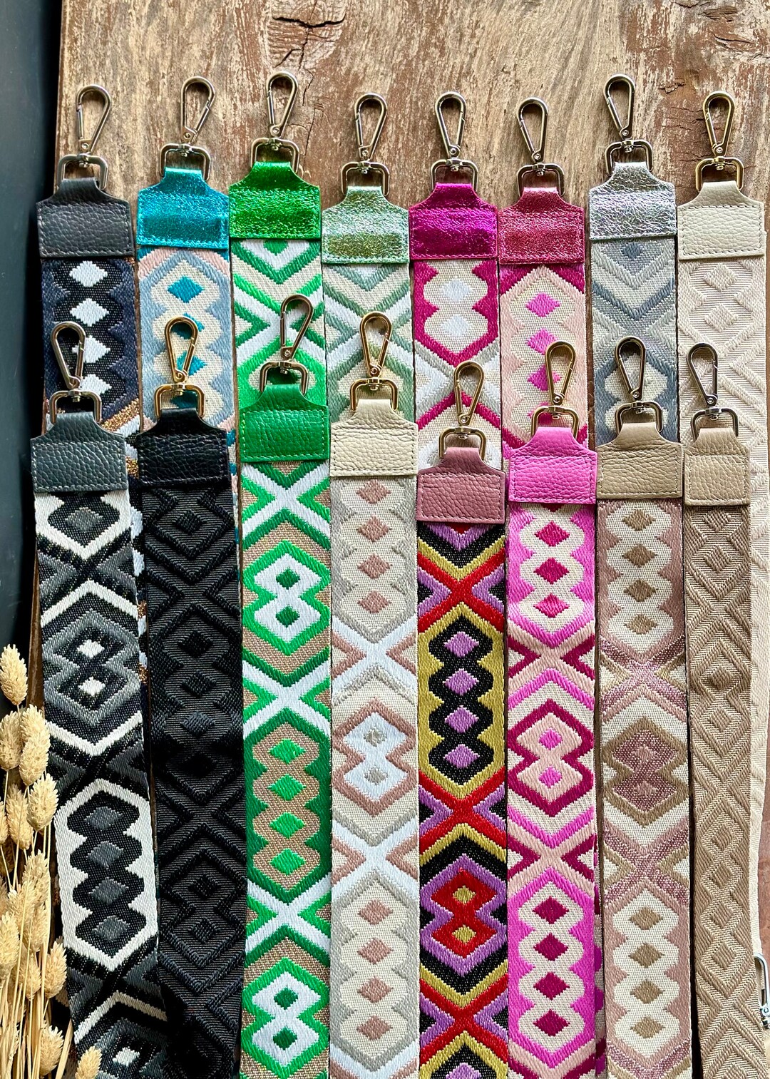 Patterned Retro Bag Straps Shoulder Strap Interchangeable Strap Camera ...