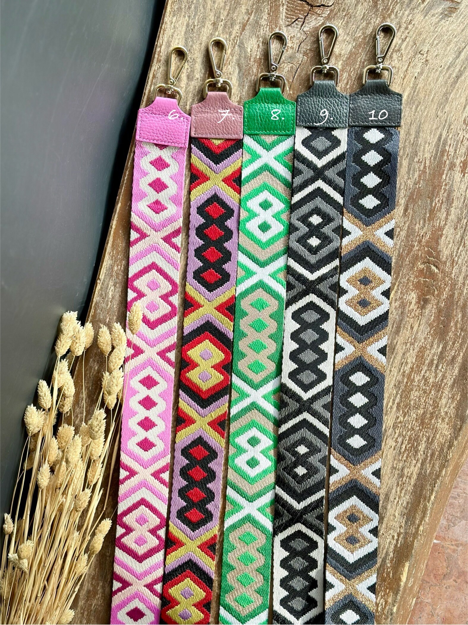 Patterned Retro Bag Straps Shoulder Strap Interchangeable Strap Camera ...