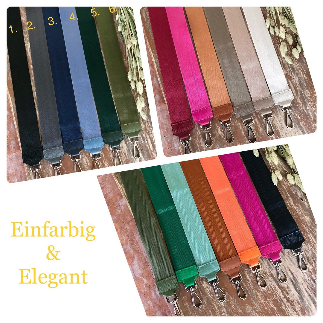 Plain Solid Color Bag Straps Shoulder Strap Shoulder Strap Wide ...