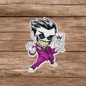 The Joker Sticker -click to Choose Size Option- Laminated/weatherproof ...