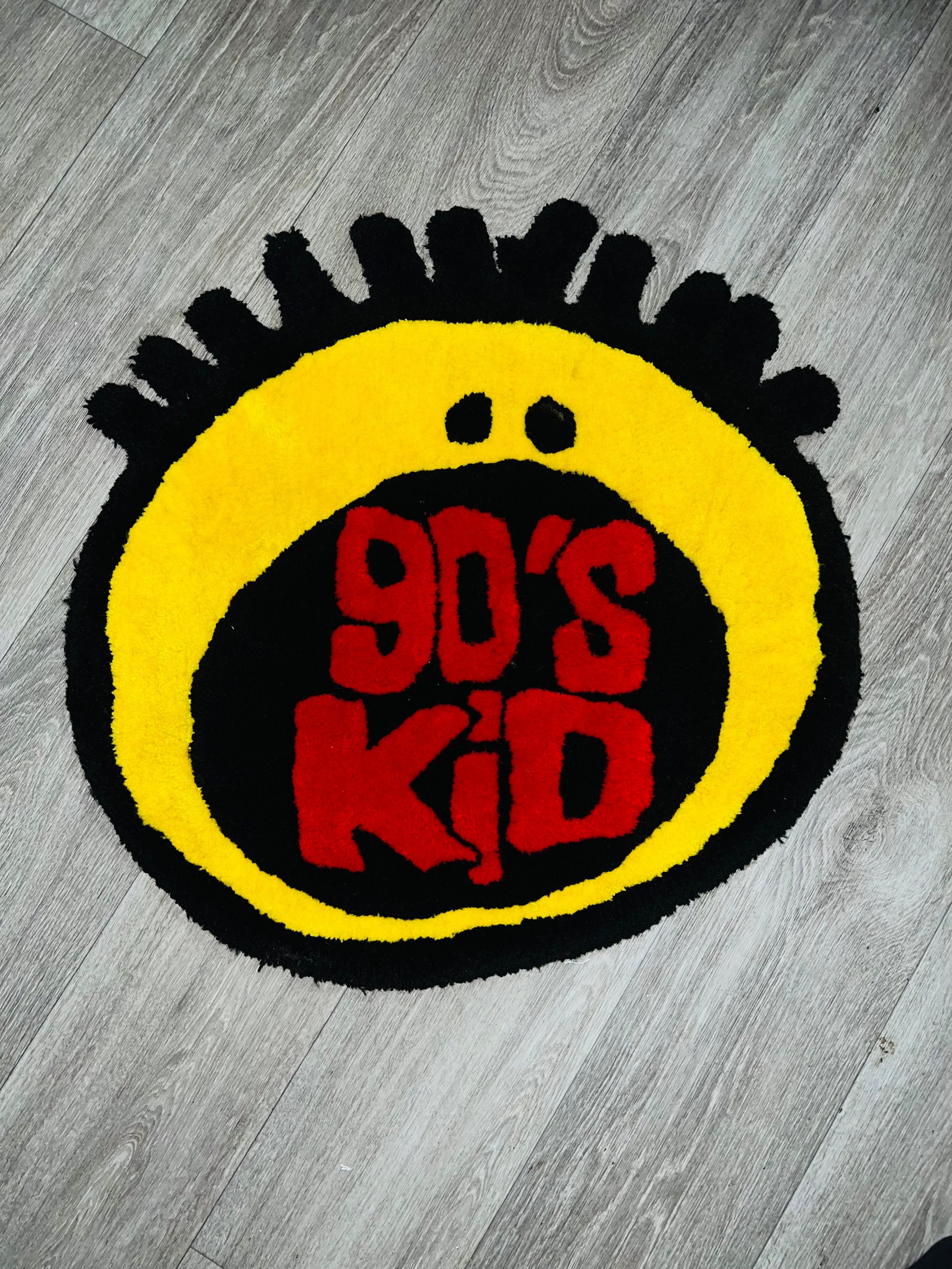 Handmade 90s Kid Tufted Rug - Etsy