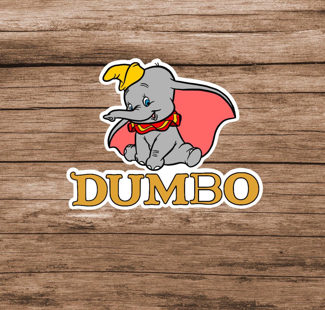 Dumbo Sticker - Click to Choose Size Option- Laminated/weatherproof ...
