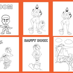 Space Jam 2 New Legacy Coloring and Activity Sheets 32 Pages, Digital ...