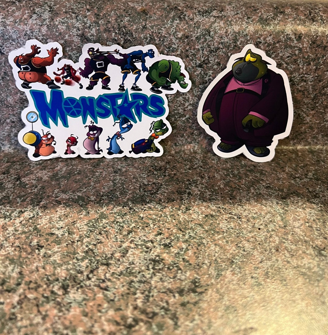 Monstars/mr. Swackhammer Sticker space Jam Set is Optional. - Etsy