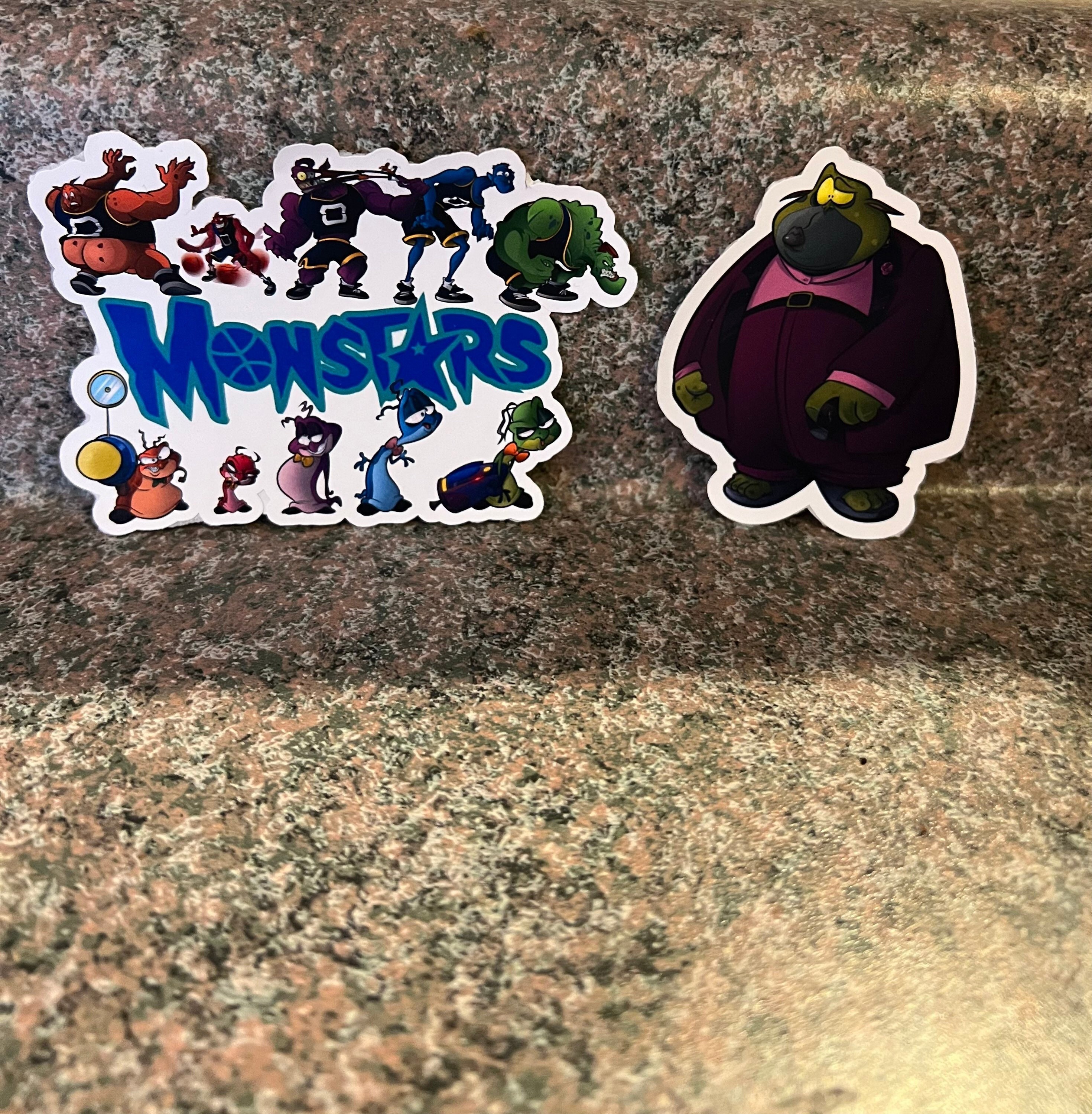Monstars/mr. Swackhammer Sticker space Jam Set is Optional. - Etsy