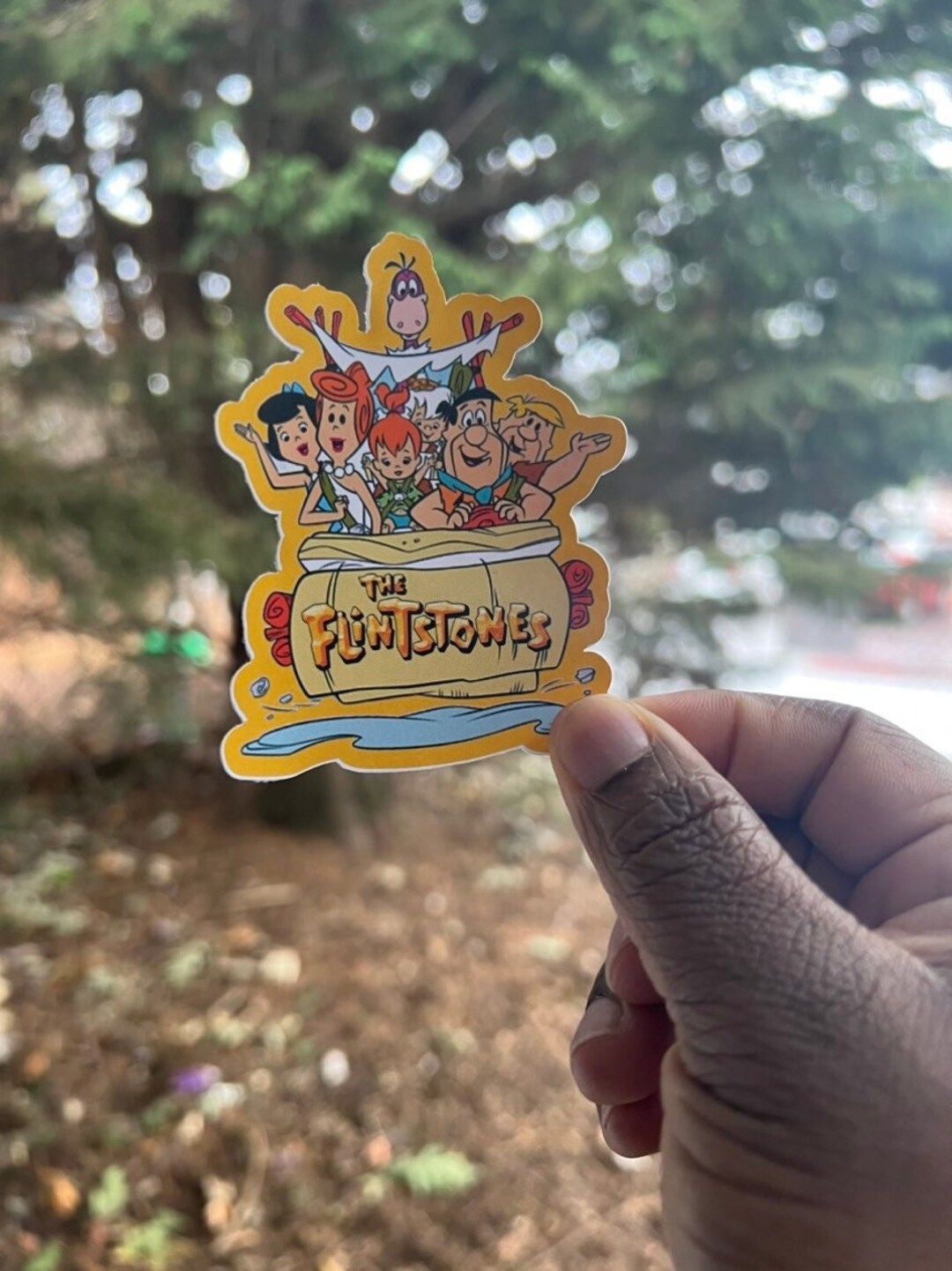 The Flintstones Sticker click to Explore Size Options - Etsy