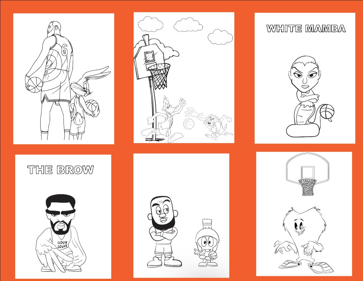 Space Jam 2 New Legacy Coloring and Activity Sheets 32 Pages, Digital ...