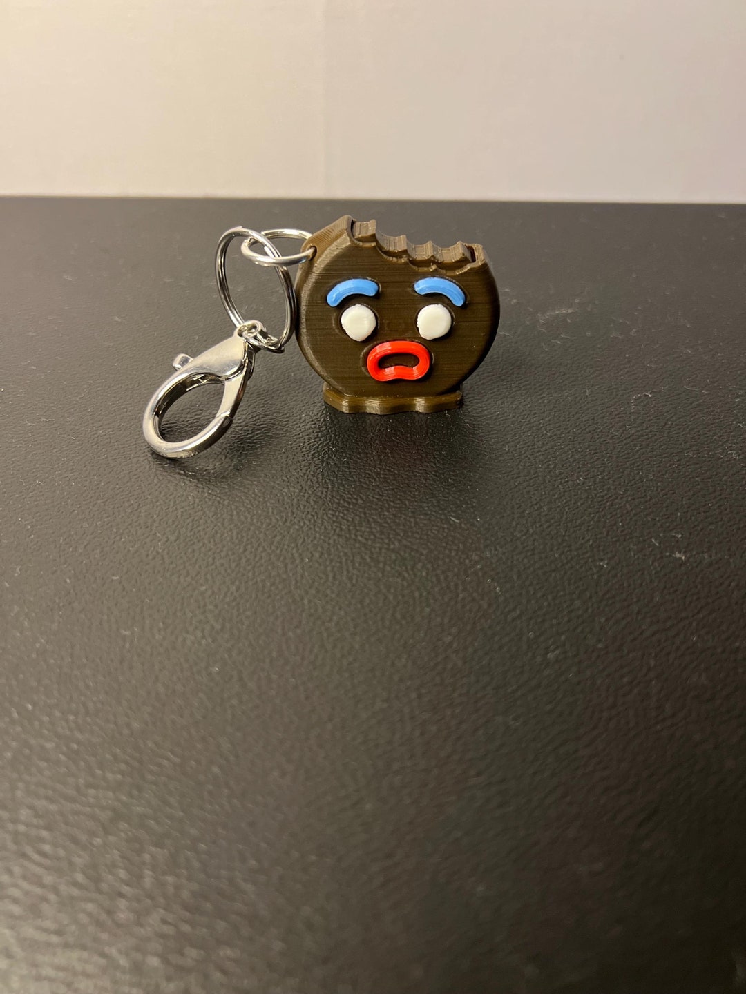 3d Printed Gingerbread Head Fidget Toy Gingerbread Head Fidget Keychain ...