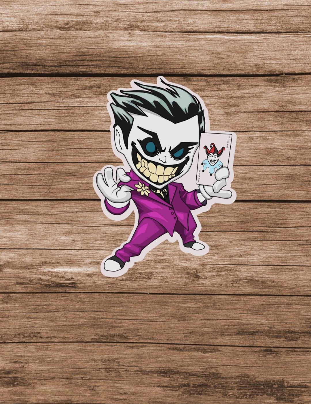 The Joker Sticker -click to Choose Size Option- Laminated/weatherproof ...