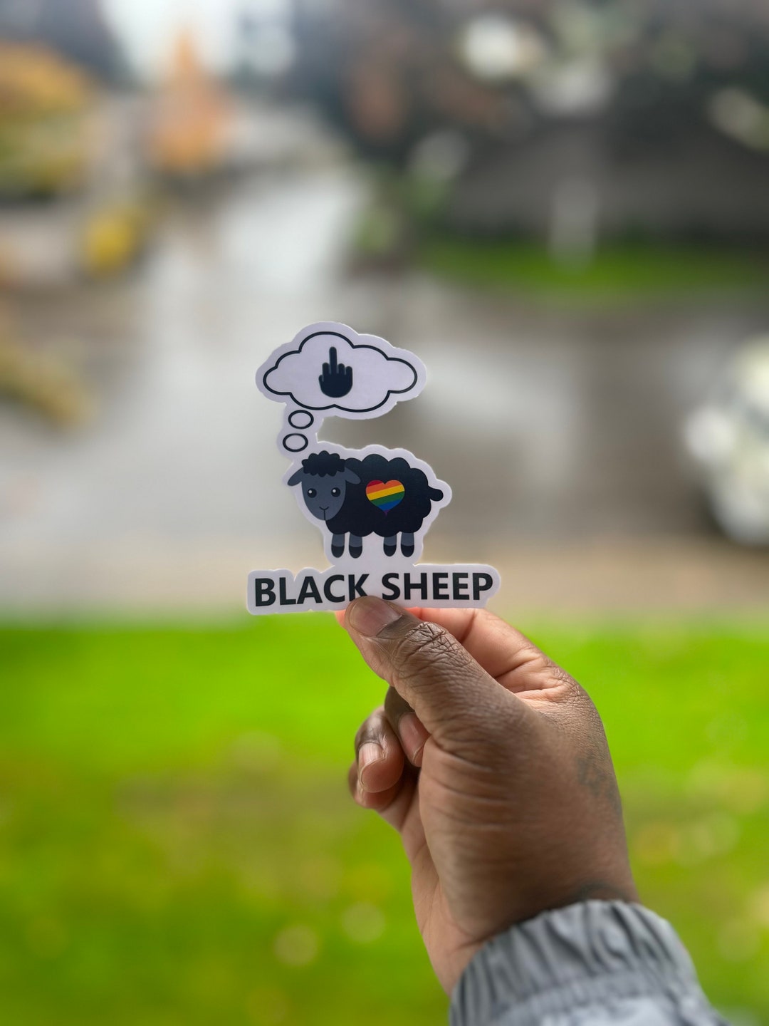 Black Sheep Sticker Click to Choose Size Option Laminated/weatherproof ...