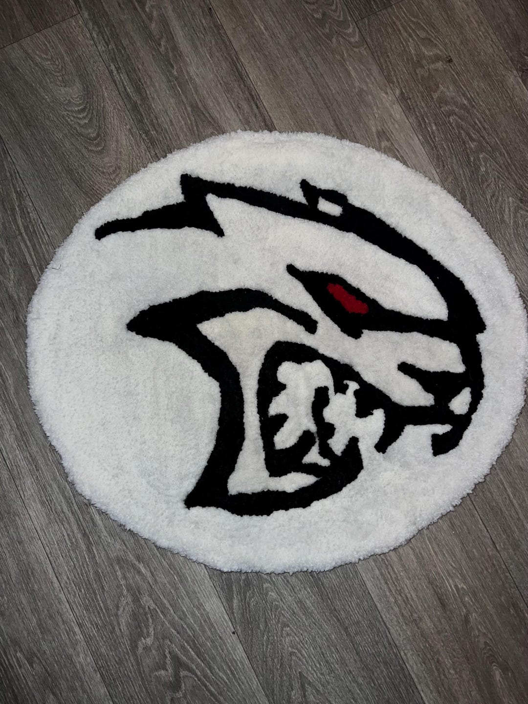 Handmade Tufted HELLCAT Logo Rug - Etsy