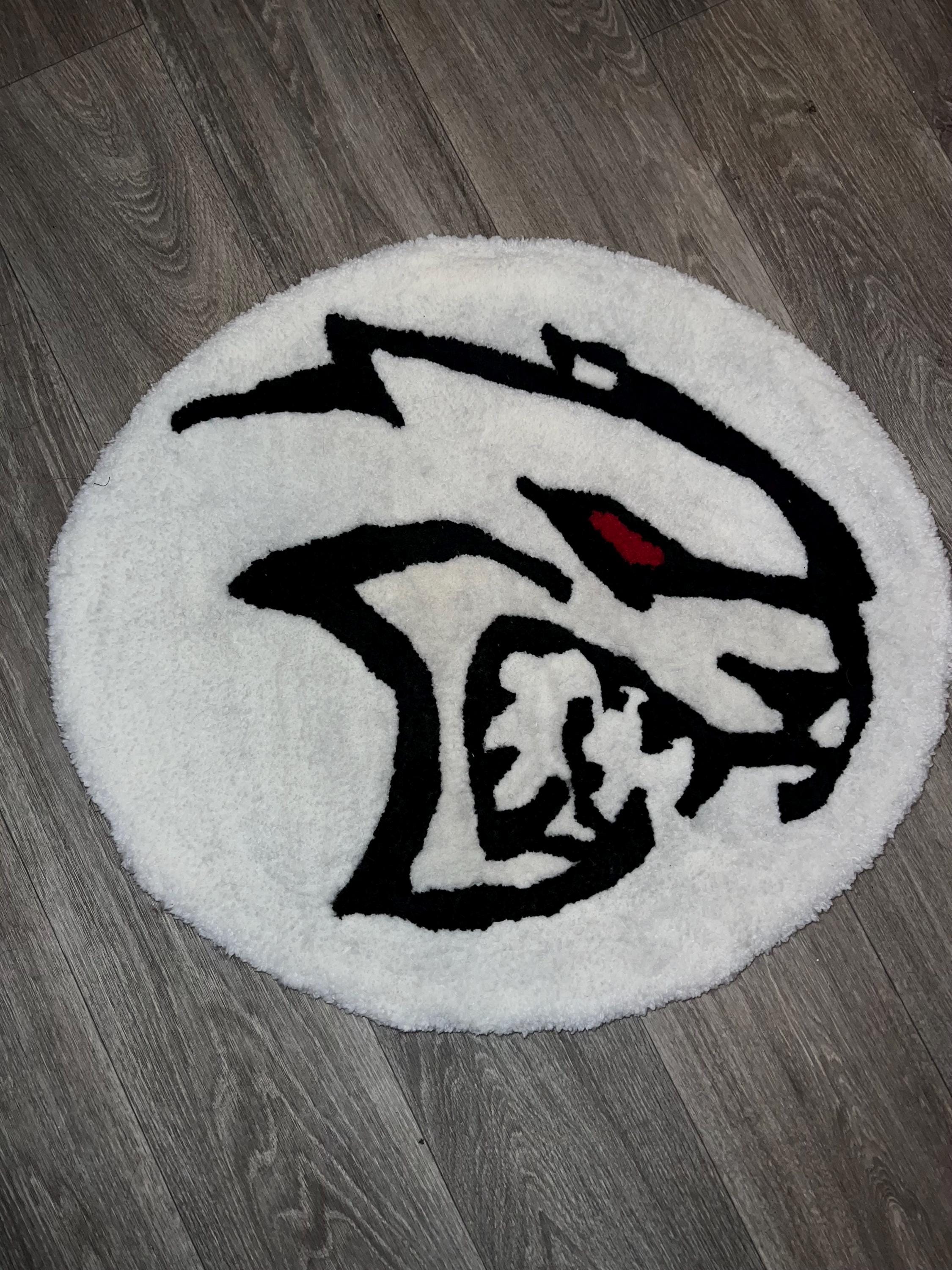 Handmade Tufted HELLCAT Logo Rug - Etsy