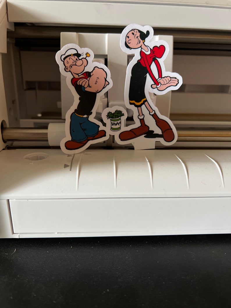 Popeye and Olive Oyl /popeye Sticker -click to Choose Size Options ...