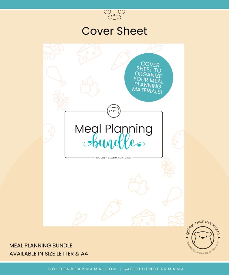 Meal Planning Bundle - Etsy