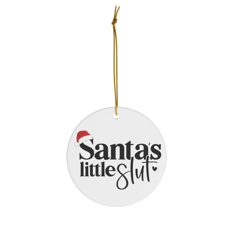 Naughty Santa Funny Adult Ornament Inappropriate Secret - Etsy Australia
