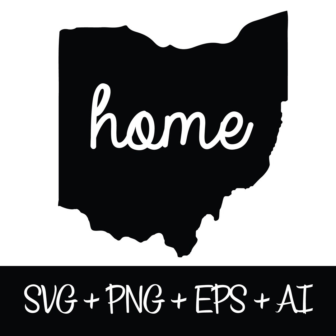 Home Ohio Svg Cricut Design - Etsy