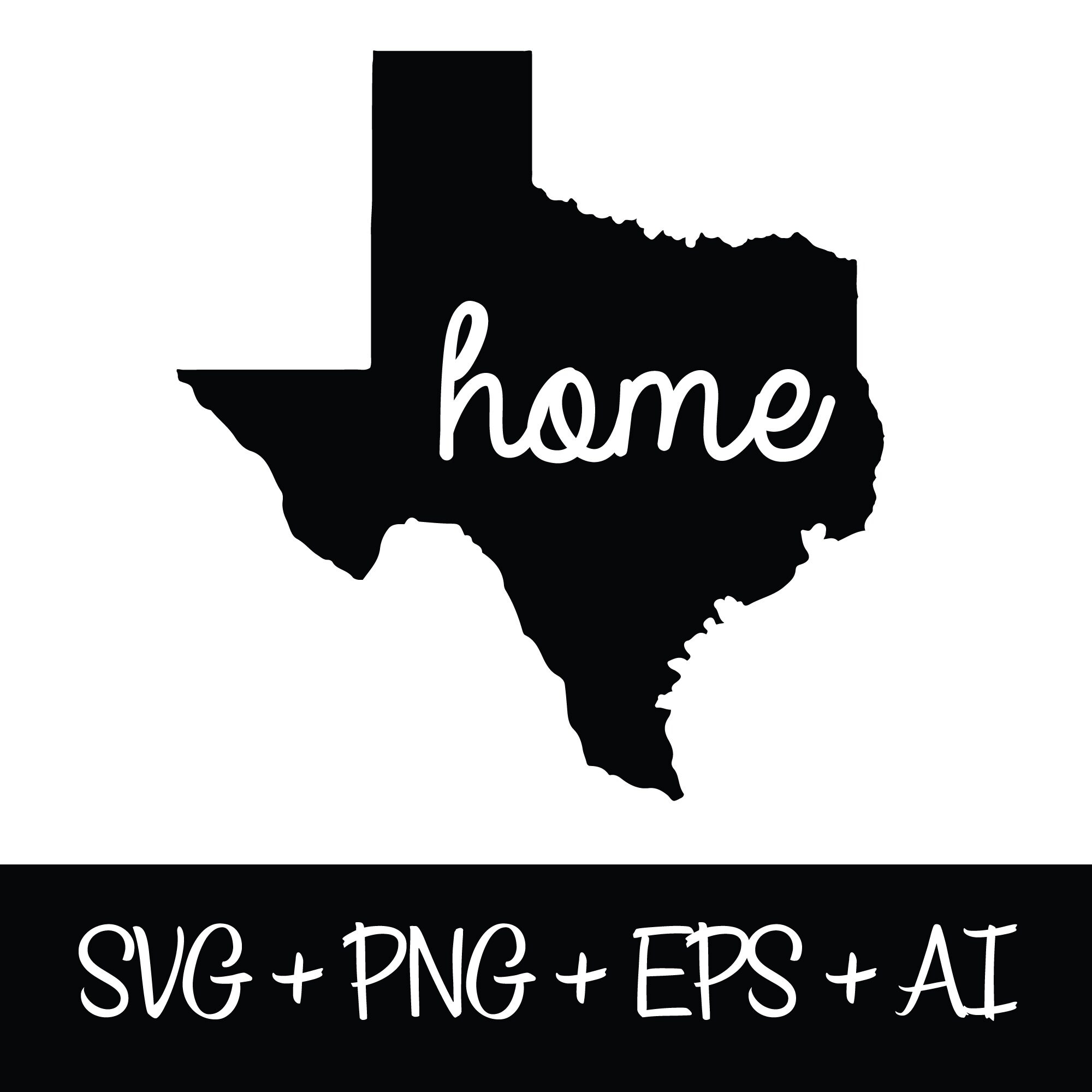 Home Texas Svg Cricut Design - Etsy
