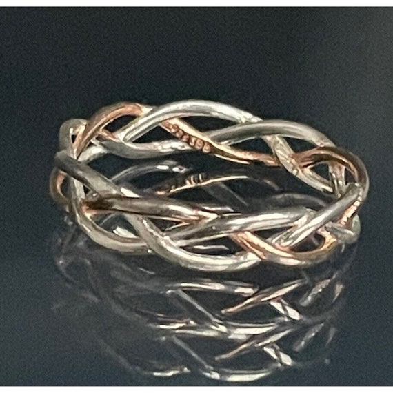 IBB 925 Sterling Silber Spitzenbandring Gr. 9 25 SKY Etsy