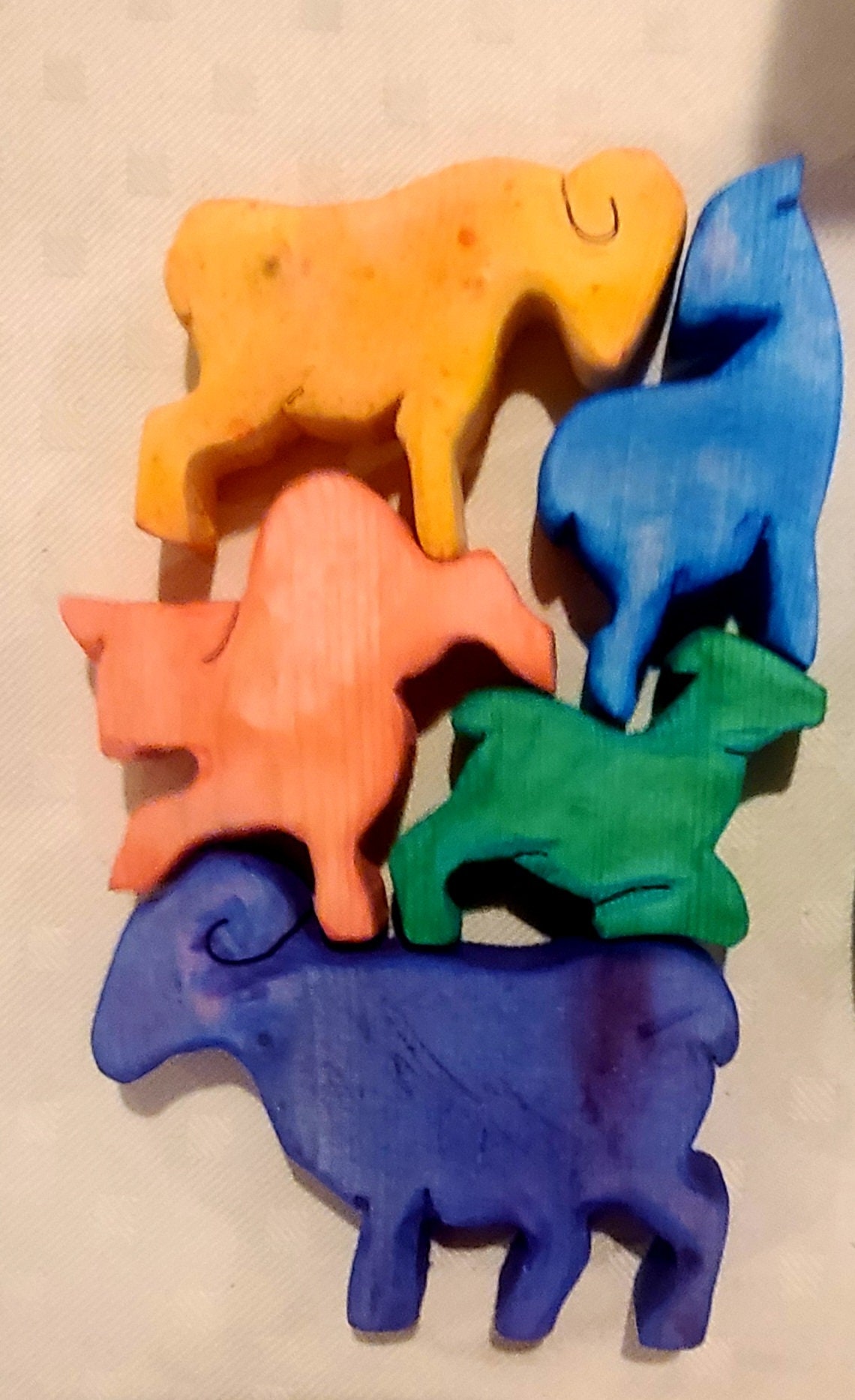 Stacking Mountain Goat Puzzle - Etsy
