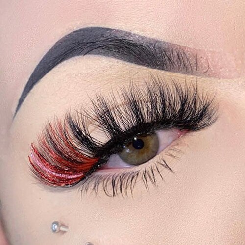 Butterfly Lashes Glitter Lashes Confetti Lashes Colored - Etsy