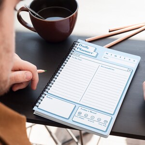 Blue Daily Planner - Etsy