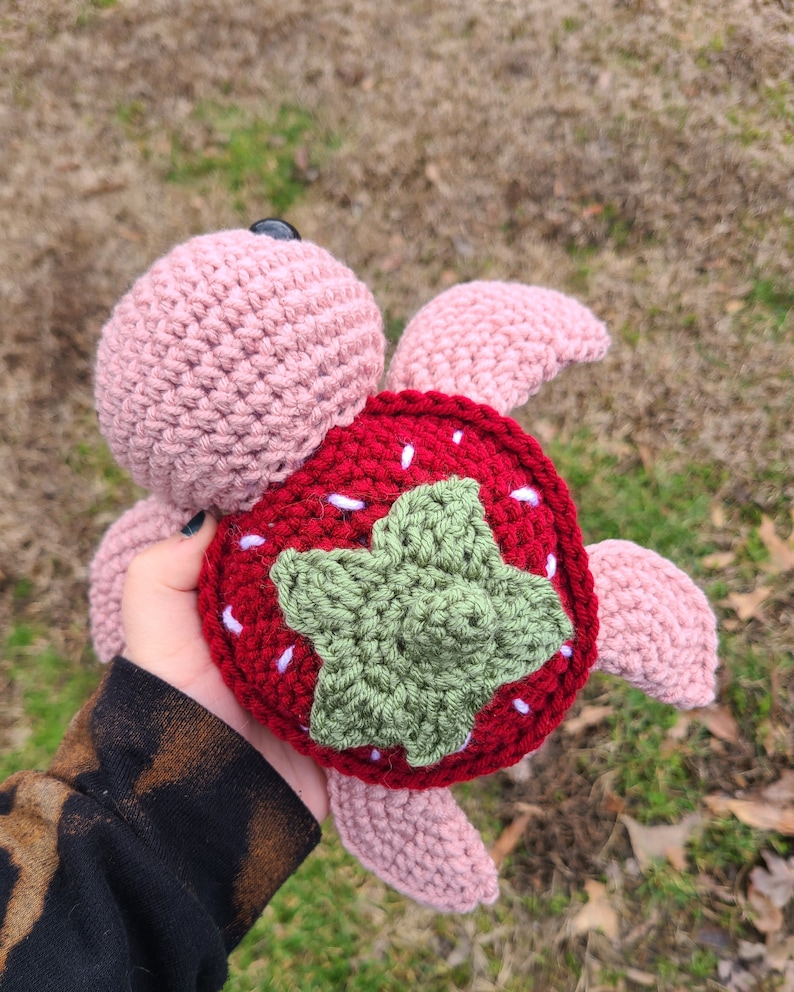 Strawberry Turtle - Etsy