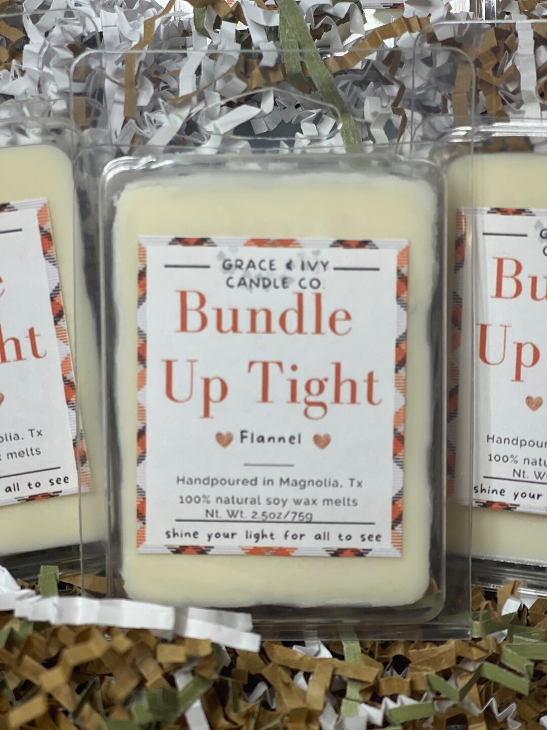 6 Pack Wax Melt Bundle up Tight Flannel Scent Autumn - Etsy