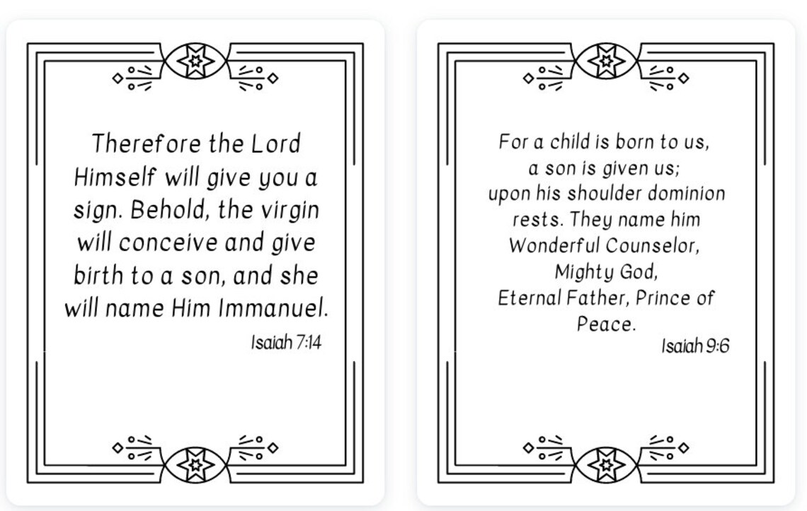 Prophesy Prayer Cards | 2 Fonts | Catechesis of the Good Shepherd | CGS ...