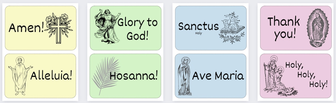 Praise Prayer Cards | Catechesis of the Good Shepherd | Level 1 Atrium ...