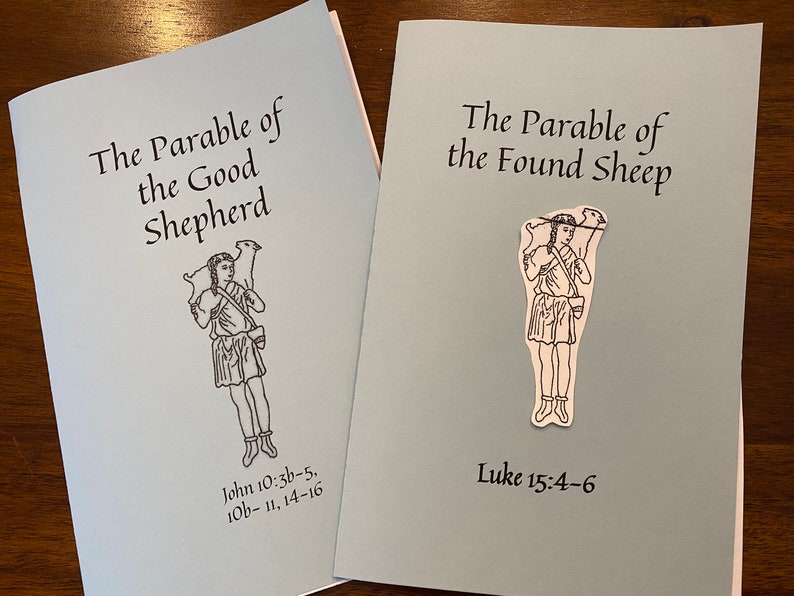 Parable of the Good Shepherd and Found Sheep CGS Scripture Booklets ...
