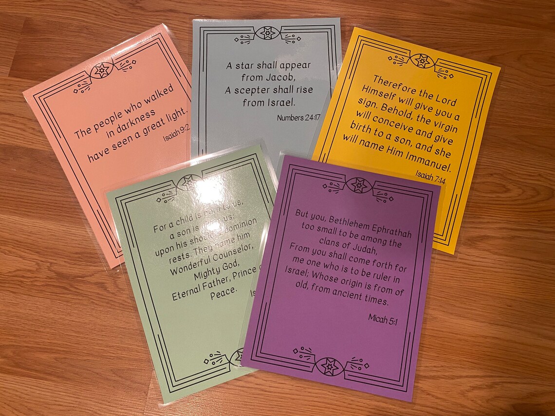 Prophesy Prayer Cards | 2 Fonts | Catechesis of the Good Shepherd | CGS ...